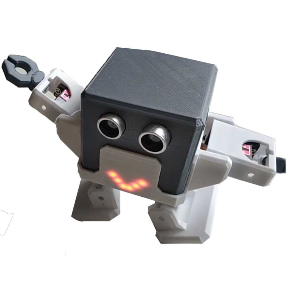 Techno-Tirupati; Otto DIY Humanoid robot 3D printed parts ; without se ...