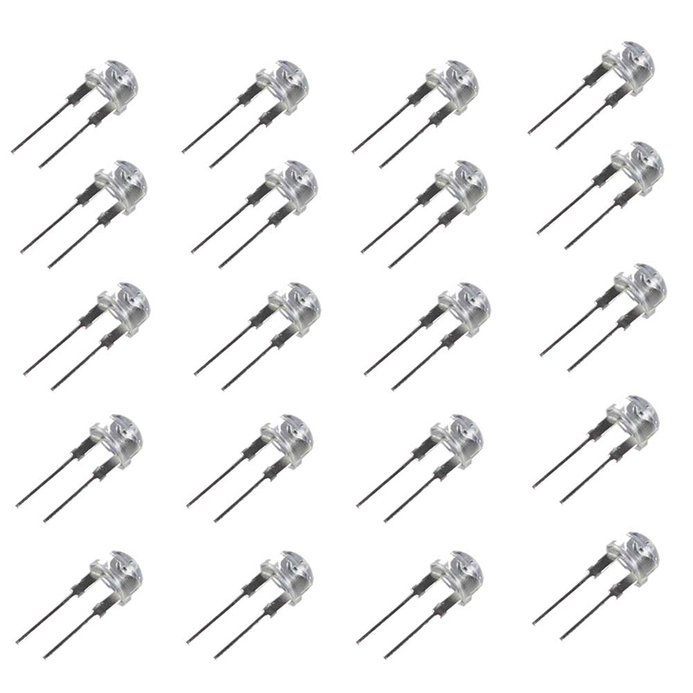 8mm Clear Blue Straw Hat LED 0.25W (600-800mcd) – CUBOT LIFESTYLE