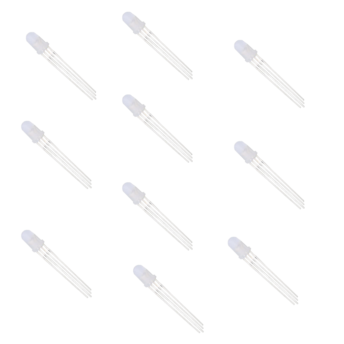 5mm RGB LED Common Cathode Diffuse (Pack of 10) – CUBOT LIFESTYLE
