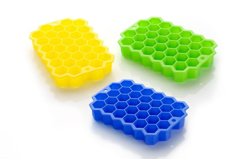 Flexible Silicone Ice Cube Tray, 37 Small Cubes , Fridge Use – CUBOT ...