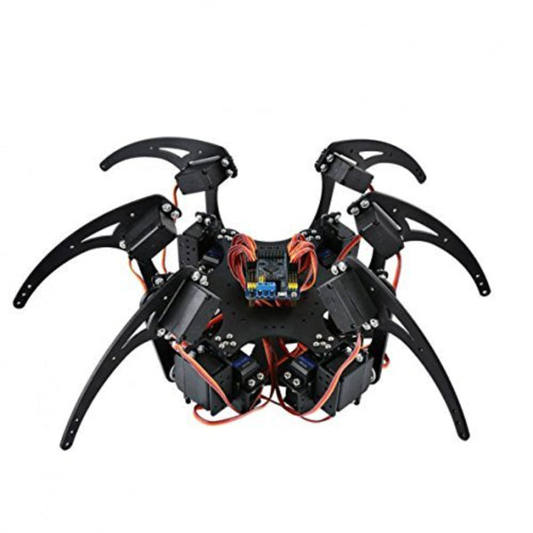18DOF Aluminum Hexapod Spider with Six Legs 3DOF each Without Servo – CUBOT LIFESTYLE