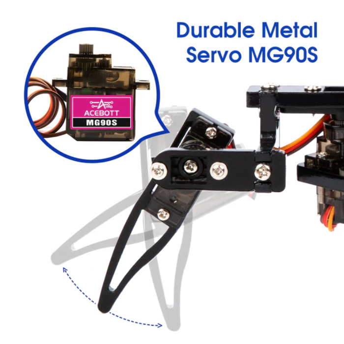 Acebott Esp8266 Quadruped Bionic Spider Robot Kit With Arduino Ideace