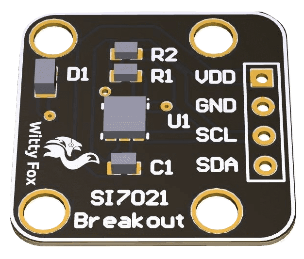 Witty Fox - SI7021 Humidity Temperature Sensor Breakout Board – CUBOT ...