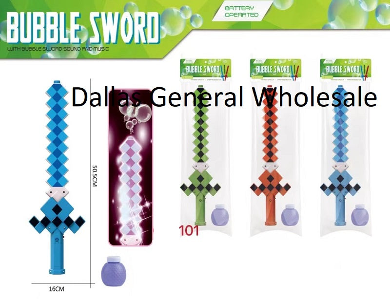 Pixilated Musical Bubble Swords For Kids In Bulk - Assorted – CUBOT ...