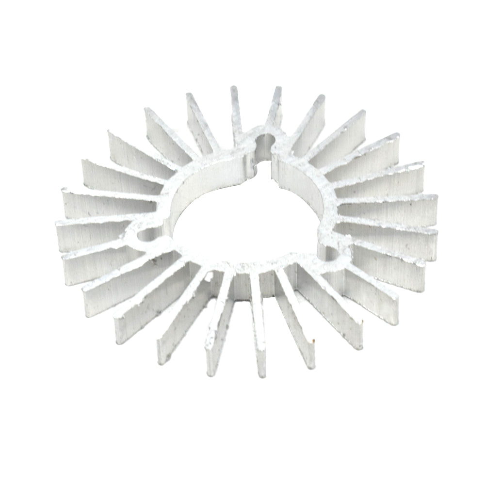 DE-10 Circular Extruded Aluminium Heat Sink 45mm x 20mm for LED Lighti ...