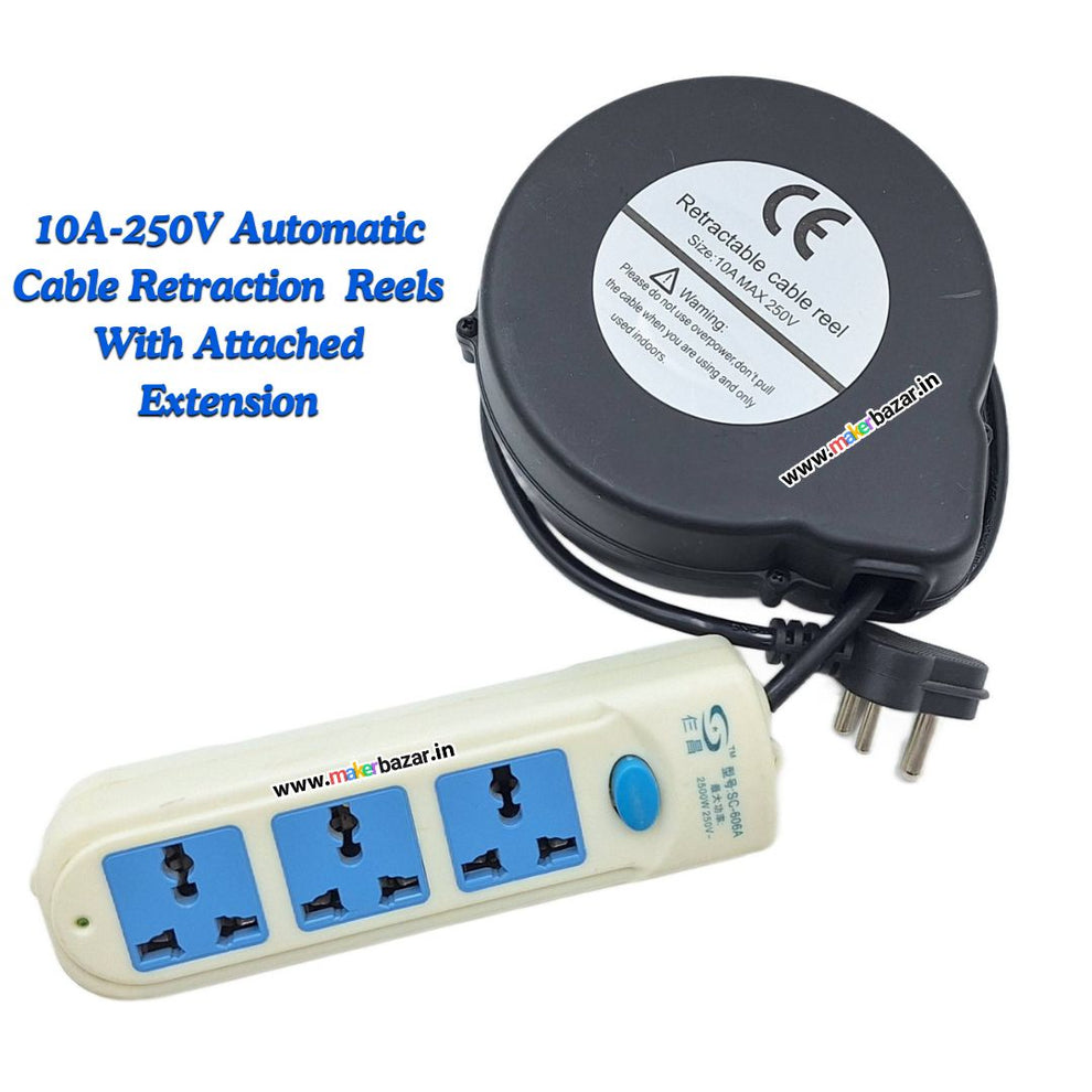 250V Automatic Cable Retraction Reels With Attached Extension – CUBOT ...