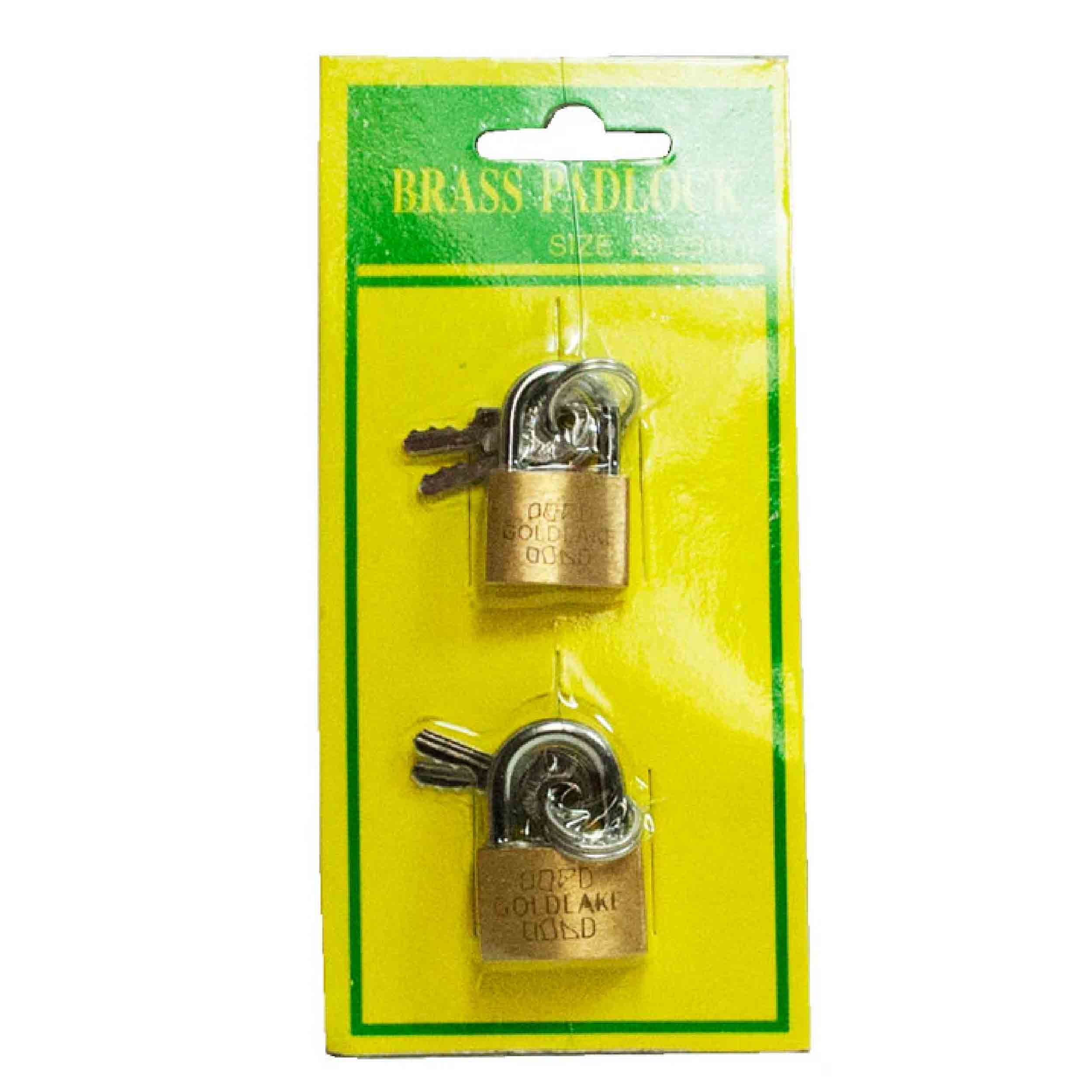 Bulk 2 PC Mini Brass Padlocks with Keys – CUBOT LIFESTYLE