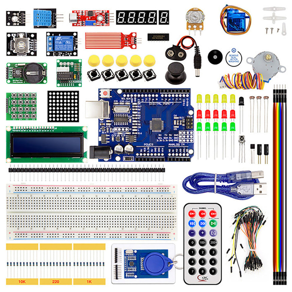 RFID Based Arduino Uno Beginners Kit with Box [Upgraded Version ...