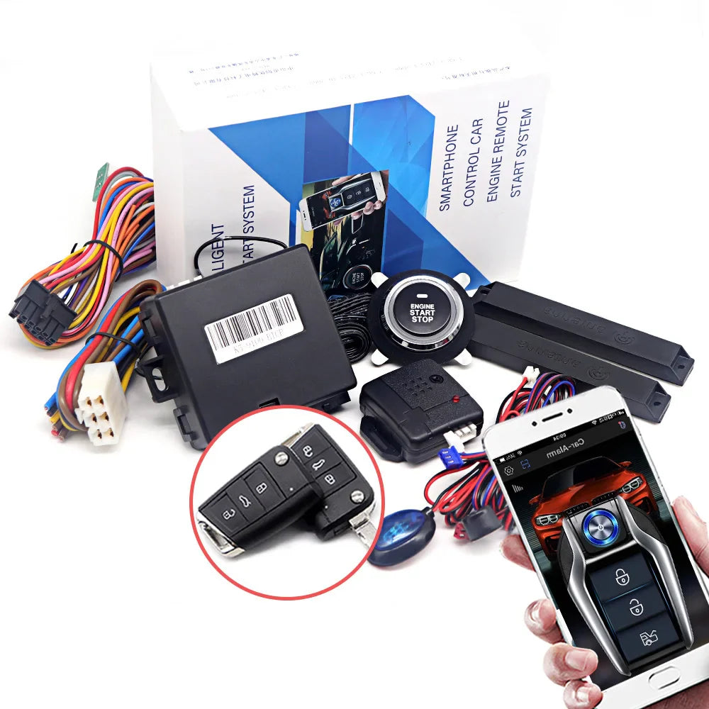 Universal Car Alarm AutoStart System APP Remote – CUBOT LIFESTYLE