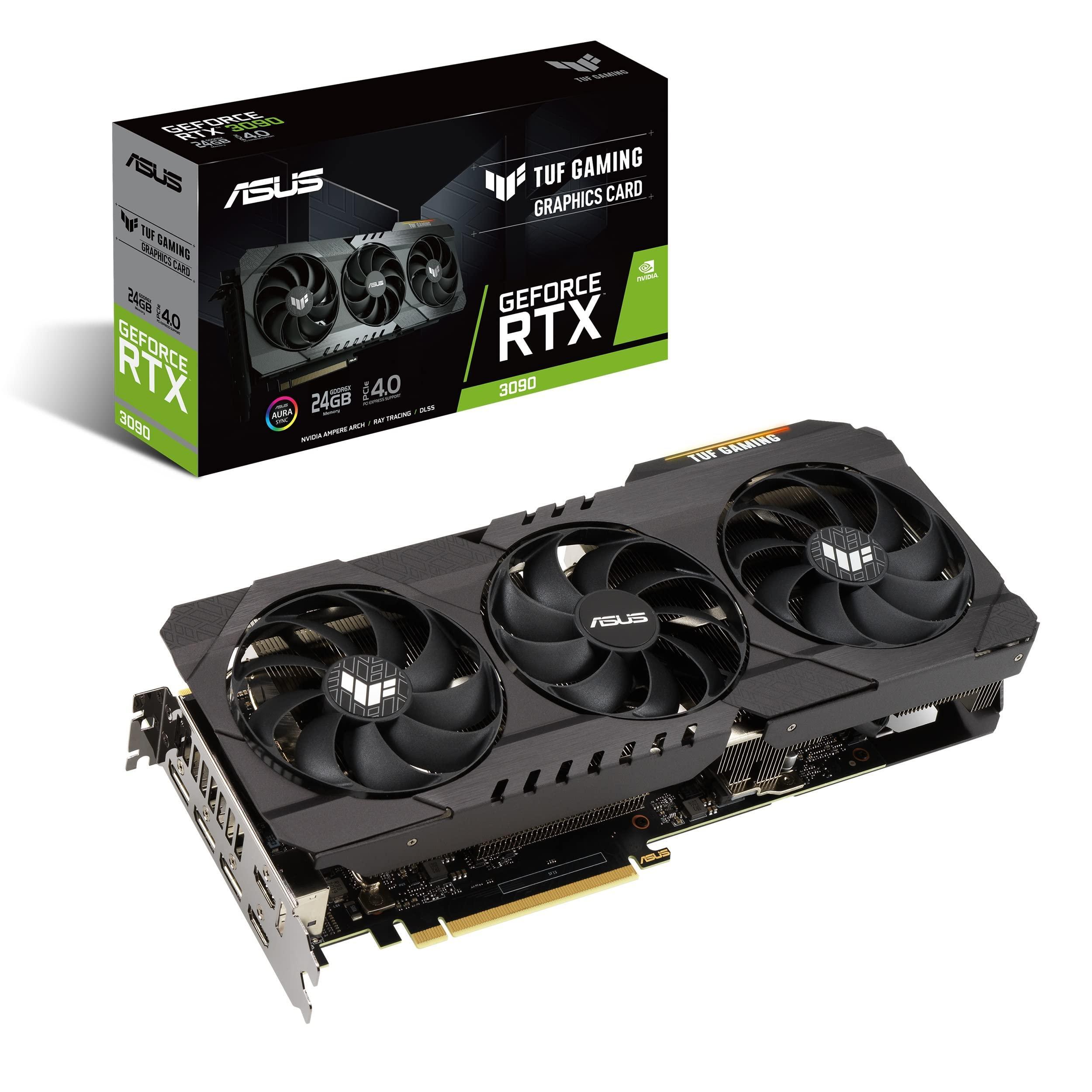 ASUS TUF Gaming NVIDIA GeForce RTX 3090 OC Edition Graphics Card (PCIe ...