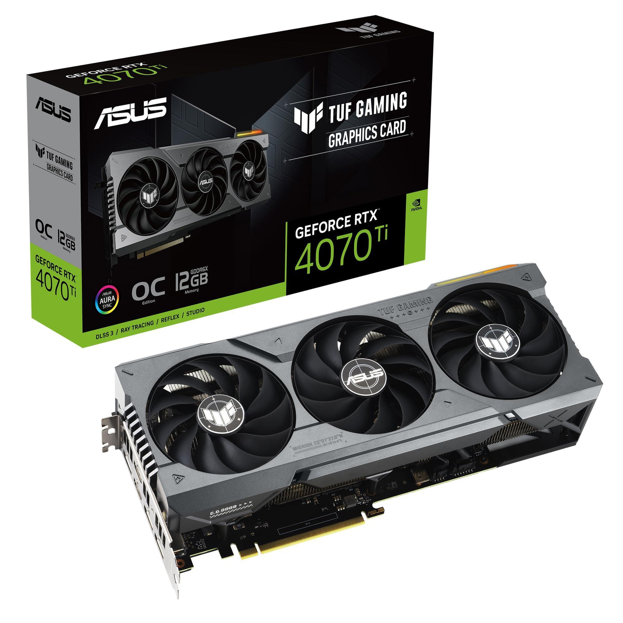 ASUS Tuf Gaming Nvidia Geforce Rtx 4070 Ti Oc Edition Gaming Graphics ...