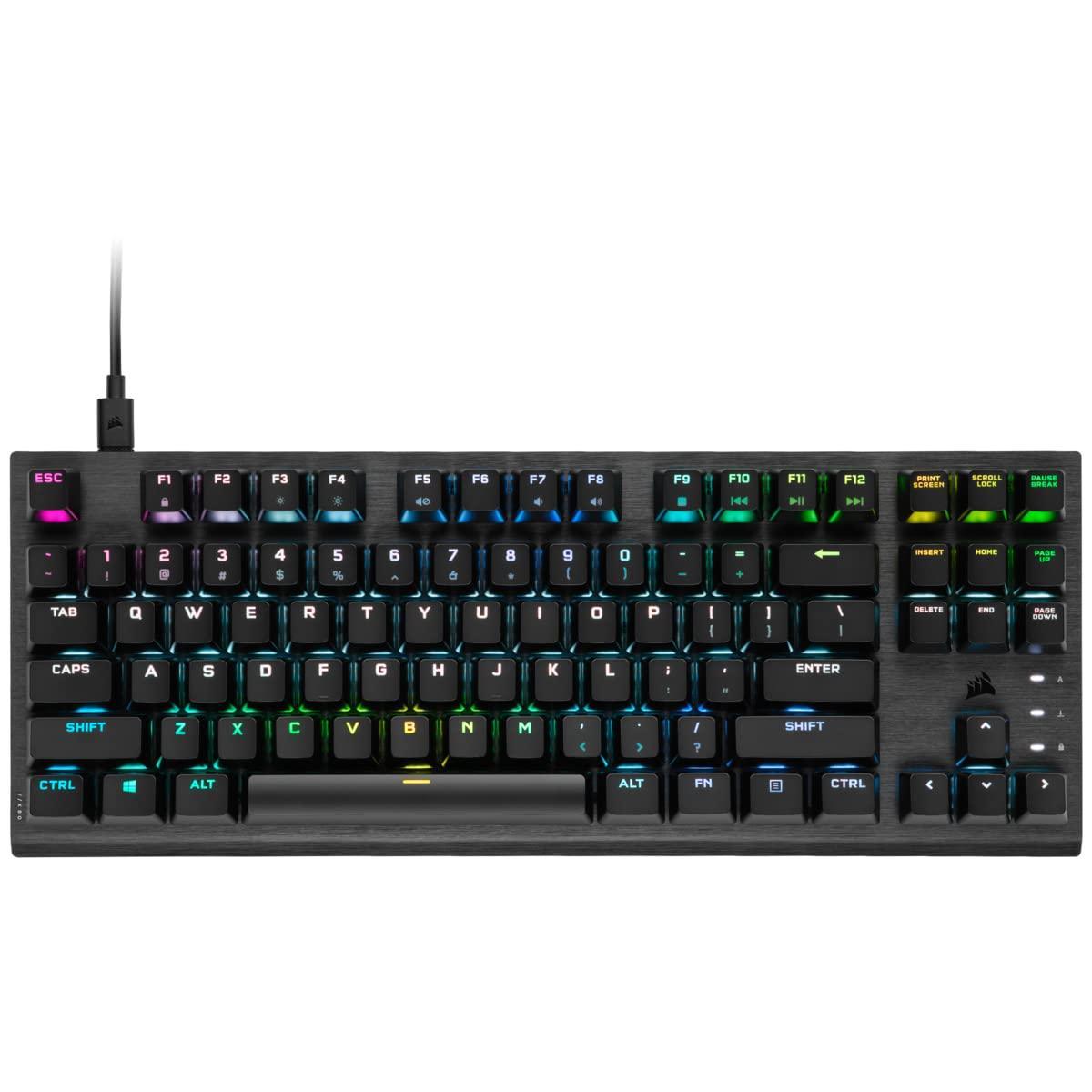 Corsair K60 Pro Tkl RGB Tenkeyless Optical-Mechanical Gaming Keyboard ...
