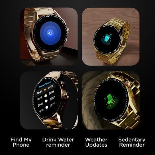 Fire-Boltt Invincible Plus 1.43" AMOLED Display Smartwatch with Blueto ...