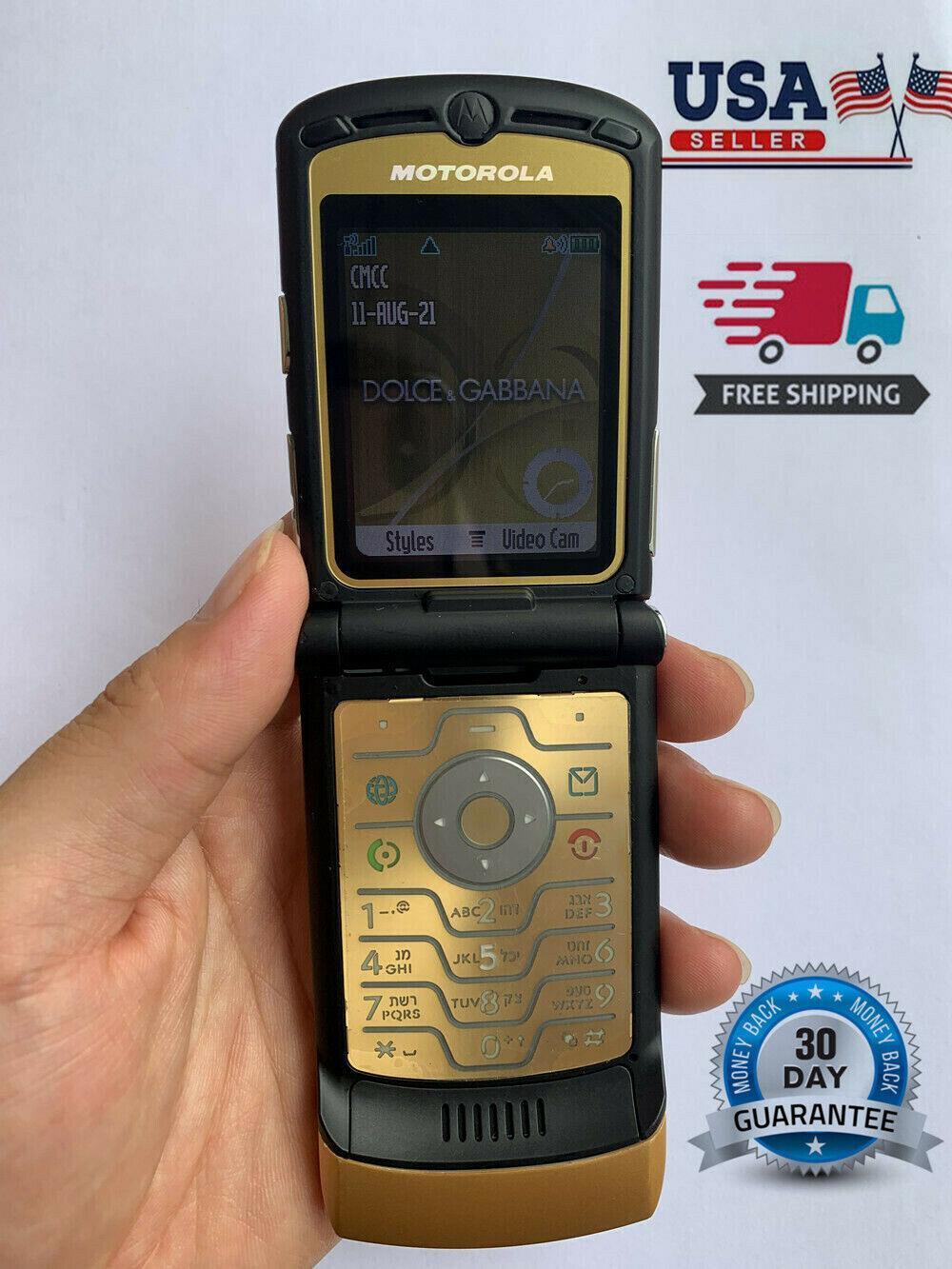 Motorola RAZR V3i Dolce Gabbana Gold GSM Flip Refurbished – CUBOT LIFESTYLE