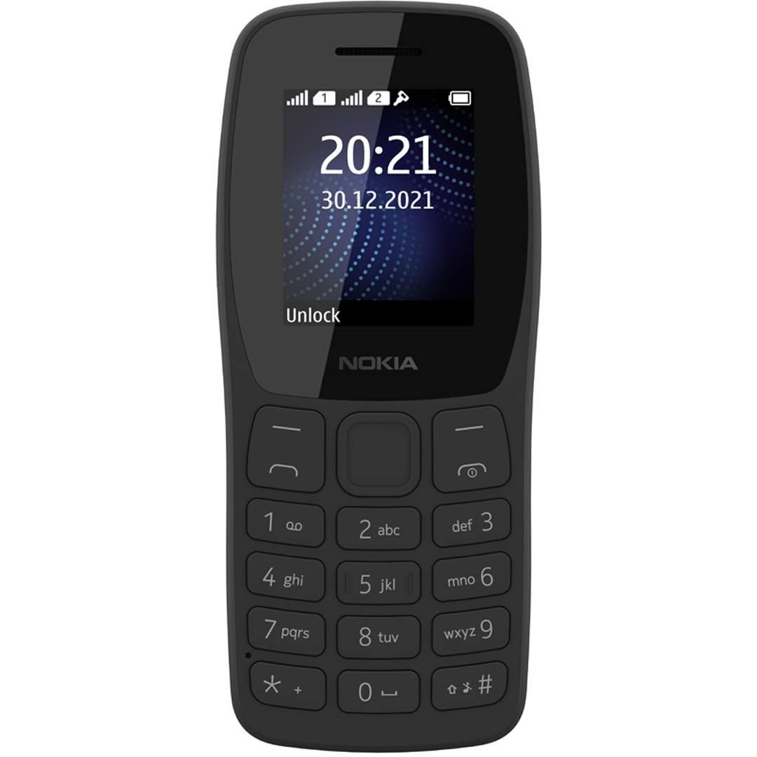Nokia 105 Dual SIM, Keypad Mobile Phone with Wireless FM Radio | Charc ...